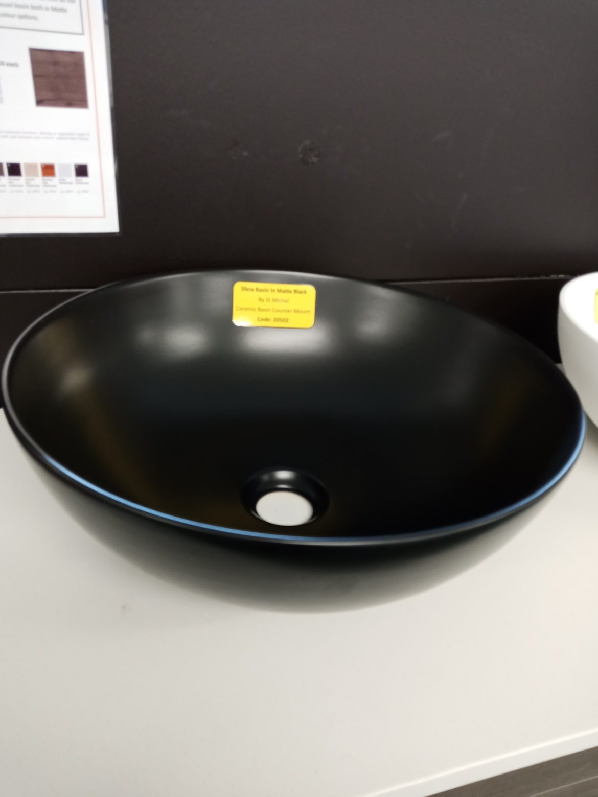 Sfera Vessel Basin Matte black - ITM New Plymouth